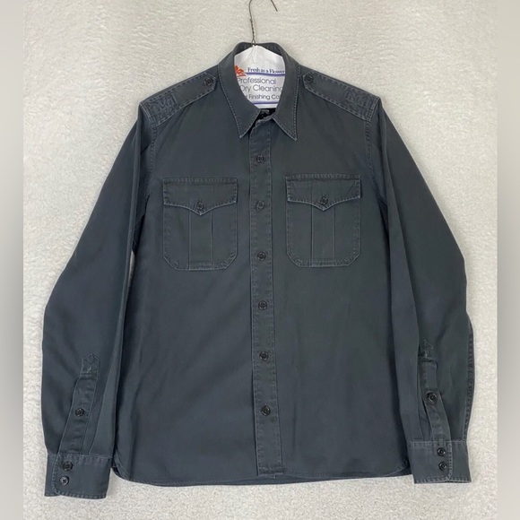 Ralph Lauren Double RL | Shirts | Rrl Double Rl Ralph Lauren Cargo Front Pocket Button Down ...